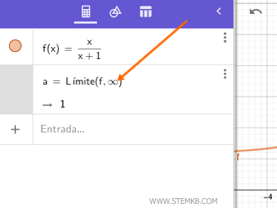 Cómo escribir infinito en Geogebra | es.stemkb.com