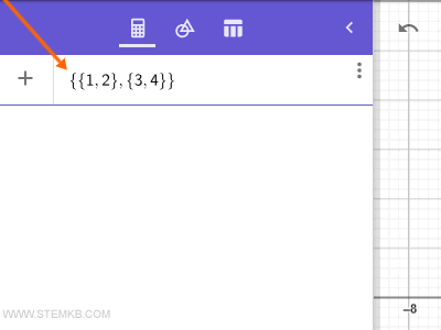 Cómo hacer una matriz en Geogebra | es.stemkb.com